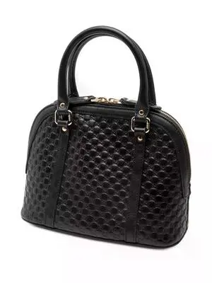 Gucci Mini Microssima Dome Satchel - Black