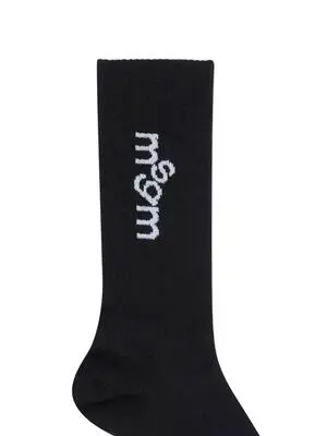 MSGM Logo Crew Socks