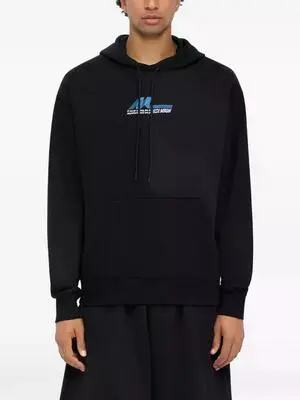 MSGM Graphic Print Drawstring Hoodie