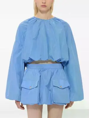 MSGM Crew-neck Blouse - Blue