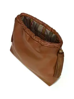 Etro Large Kalispera Tassels Shoulder Bag - Brown