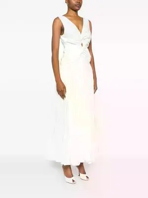 Simkhai Cut-out Maxi Dress - White