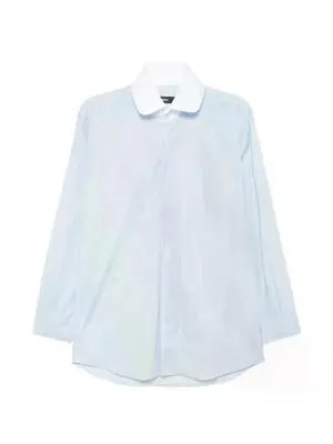 Karl Lagerfeld Modern Fit Collared Shirt - Blue