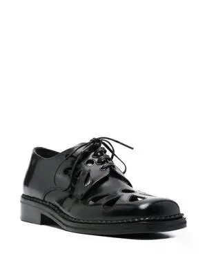 Simone Rocha Leather Daisy Derby Shoes