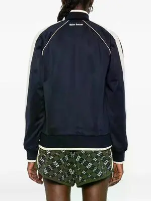 WALES BONNER Motion Full-zip Sweatshirt - Blue