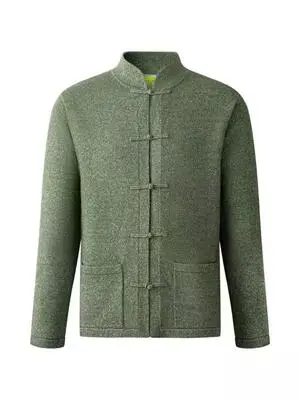 Shanghai Tang Forest Knotted Cardigan - Green