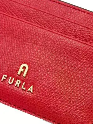 Furla Camelia Card Holder - Red