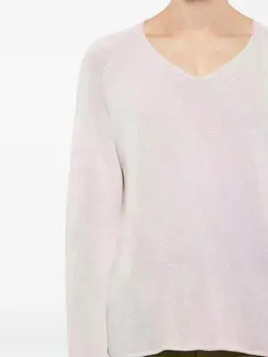 LANEUS V-neck Raglan Sleeve Jumper