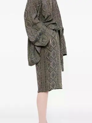 UMA WANG Printed Drawstring Waist Shorts