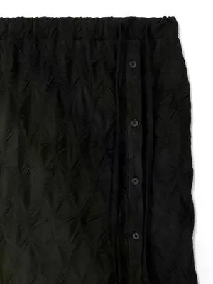 STUDIO TOMBOY Textured Button Detail Skirt