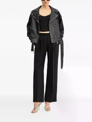 FRACOMINA Embellished Biker Jacket