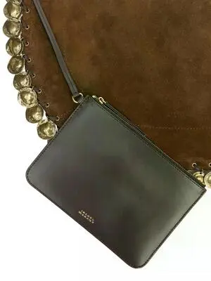 Isabel Marant Étoile Oskan Medallion Shoulder Bag - Brown