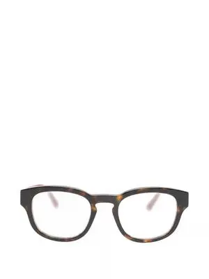 Gucci Square Frame Eyeglasses - Brown