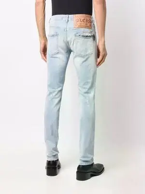 Philipp Plein Ripped Skinny Jeans