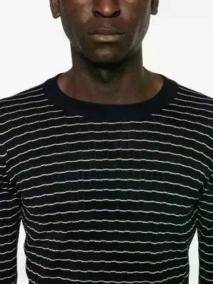 WALES BONNER X John Smedley Striped Long-sleeve T-shirt