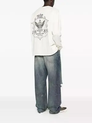 Rhude Long-sleeve Graphic T-shirt
