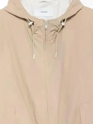 LARDINI Hooded Zip-up Jacket
