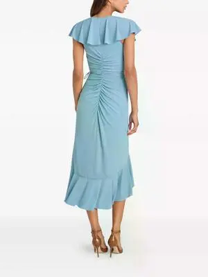 Cinq À Sept Malak Ruffled Asymmetric Dress