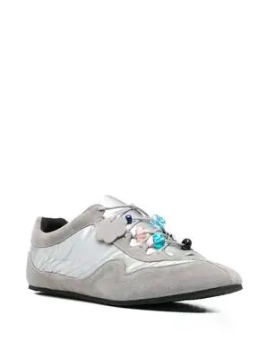 Cecilie Bahnsen Blaise Embellished Sneakers - Grey