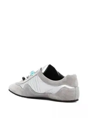 Cecilie Bahnsen Blaise Embellished Sneakers - Grey