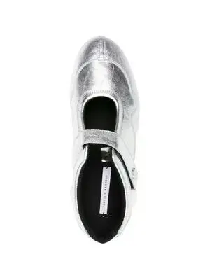 Cecilie Bahnsen Cosmo Leather Sneakers - Silver