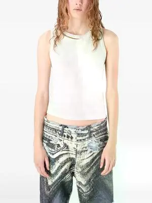 Camper Cutout Ribbed Tank Top