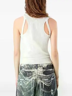 Camper Cutout Ribbed Tank Top