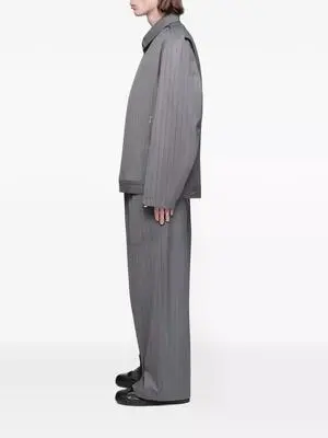 Y3 Pinstripe Pattern Trousers