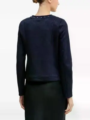 Joseph Ribkoff Embellished Collarless Jacket