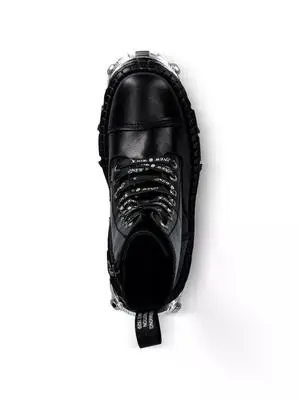NEW ROCK Lace-up Platform Boots