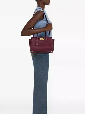 FERRAGAMO Studio Top Handle Bag - Red