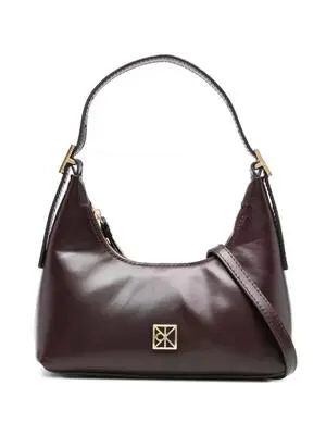 Calvin Klein Small Logo-emblem Shoulder Bag - Red