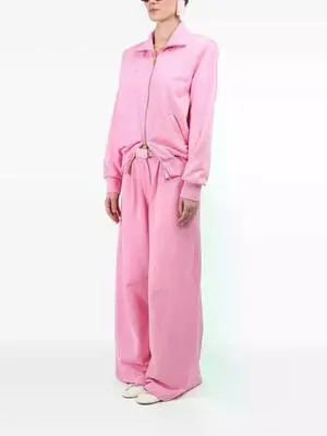 ROWEN ROSE Zip Straight Sweatshirt - Pink