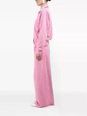 ROWEN ROSE Zip Straight Sweatshirt - Pink