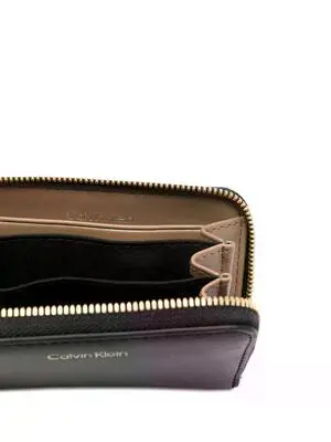 Calvin Klein Medium Foil-logo Zip-around Wallet