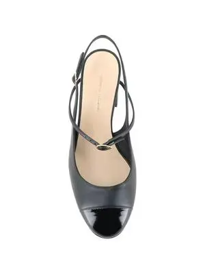 Jennifer Chamandi Mattia Cap-toe Slingback Pumps