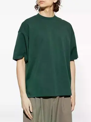 DARKPARK Mick Slit Crew Neck T-shirt - Green