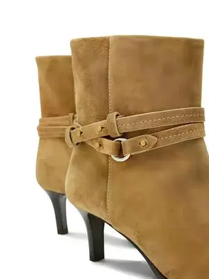 Isabel Marant Étoile Meyli Strap Ankle Boots - Neutrals