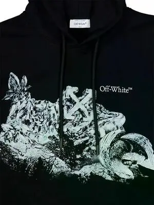 Off-White Graphic Print Hoodie