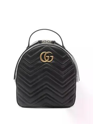 Gucci Gg Marmont Chevron Backpack