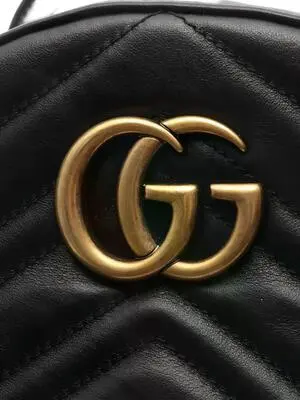Gucci Gg Marmont Chevron Backpack