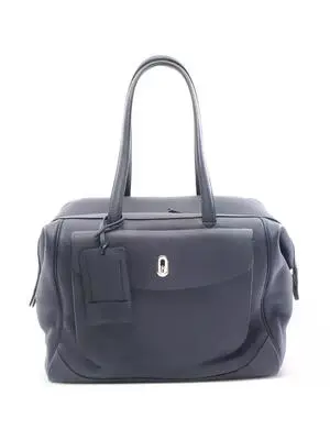 Hermès Hermès 35 Wallago Cabine Tote Bag Blue