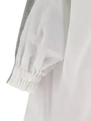 Sacai Asymmetric Hem Crew Neck Sweater