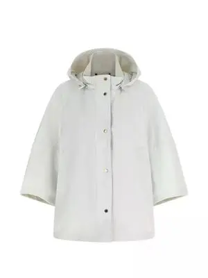MOORER Florida Removable-hood Jacket - Neutrals