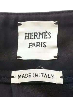 Hermès Wide Leg Cotton Trousers