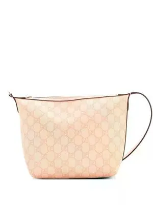 Gucci Ophidia Gg Coated Canvas Super Mini Shoulder Bag - Pink