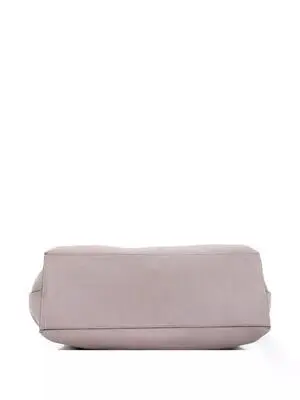 Gucci Bamboo Daily Top Handle Leather Satchel - Grey