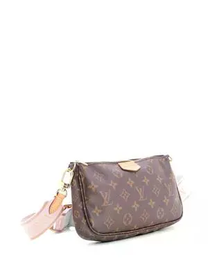 LOUIS VUITTON Multi Pochette Accessoires Monogram Canvas Crossbody Bag - Brown