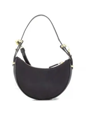 Prada Arqué Half Moon Tessuto Small Hobo Bag - Black