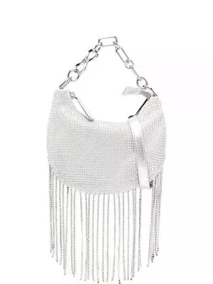 TWINSET Rhinestone Embellished Fringed Mini Bag